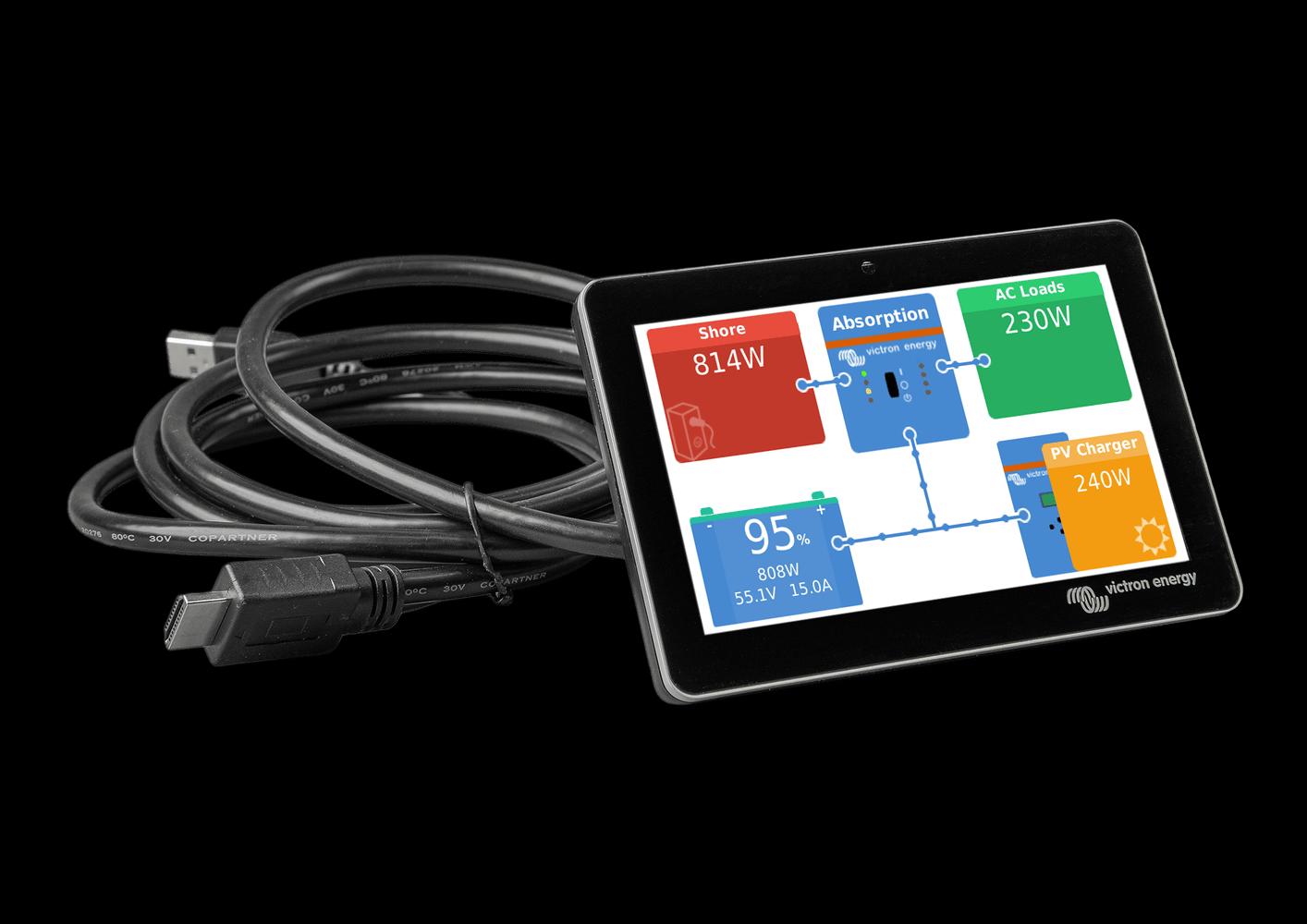 Victron Cerbo GX & GX Touch 50 Display Combo – Simply Solved Carvans